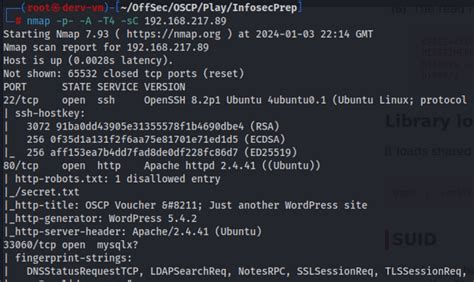 Infosecprep Walkthrough Dr Mahdi Aiash Medium