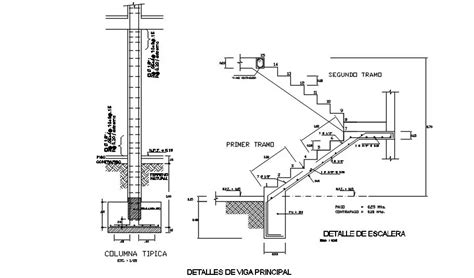 The Staircase Detail Specified In This Cad Drawing File Download The Autocad Drawing File Artofit