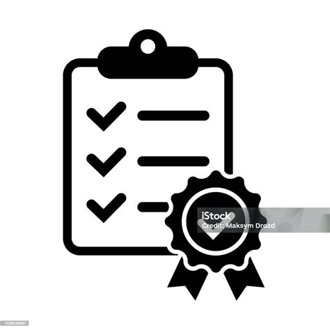 인증서 아이콘이 있는 검사 목록 프리미엄 품질의 상징입니다 업적 배지 작업 완료 아이콘입니다 서명된 승인된 문서 프로젝트가 완료되었습니다 품질 마크 도전 과제 배지