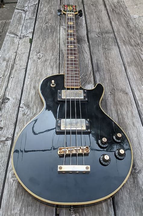 1960s Guyatone 30 Eb 6 Lp Style Black Made In Japan Reverb