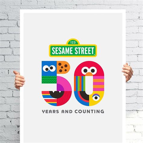 Sesame Street 50th Anniversary Rebranding
