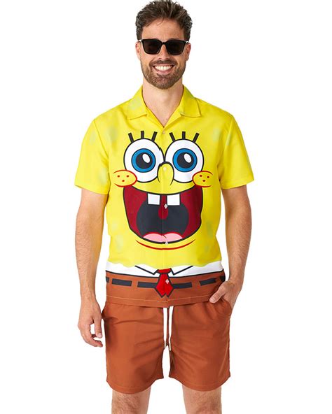 Spongebob Mens Suitmeister Swim Suit Combo