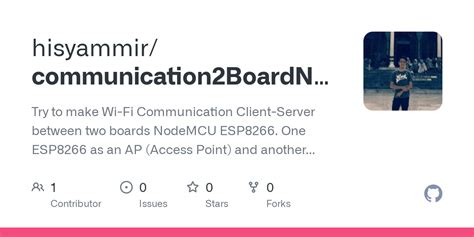 Github Hisyammircommunication2boardnodemcu Try To Make Wi Fi Communication Client Server