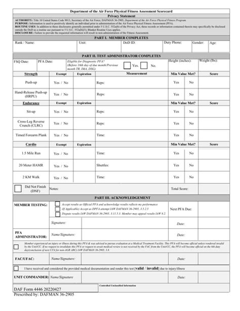 Daf Form 4446 Fill Out Sign Online And Download Fillable Pdf Templateroller