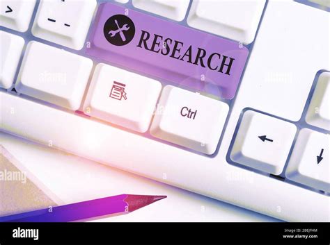 Conceptual Hand Writing Showing Research Concept Meaning Systematic Investigation Into And