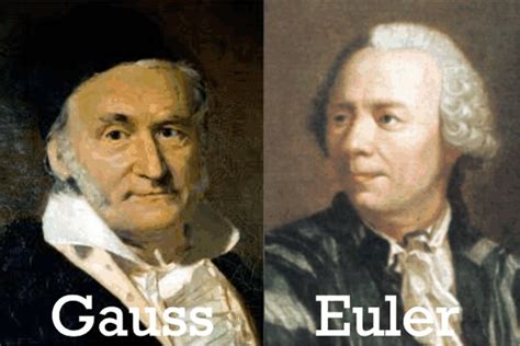 Um Pouco De Álgebra Com Euler E Gauss Tic Na Matemática