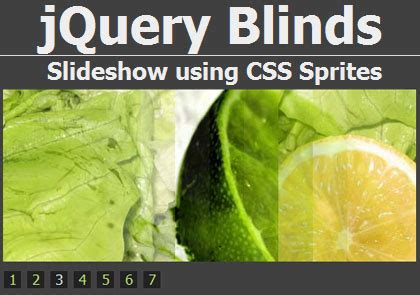 Jquery Slidershow Css Sprites Web Design Free Fonts Photoshop WordPress Themes Logos