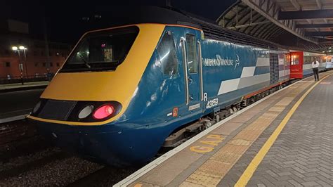 125 Group Class 43 Hst 43089 And 43159 Departing Newcastle Station 0308