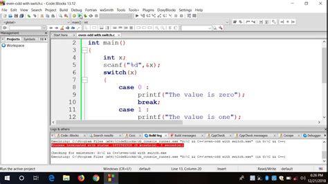 Starting Of Switch Case And Even Odd By Switch In Cbangla Youtube