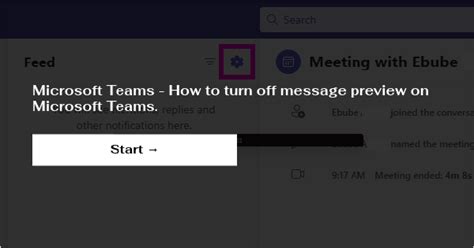 Microsoft Teams How To Turn Off Message Preview On Microsoft Teams