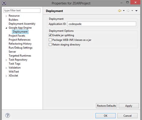 Application Directory Must Exist And Be A Directory Java Eclipse
