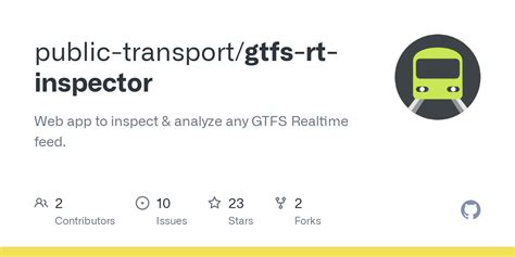 Github Public Transportgtfs Rt Inspector Web App To Inspect