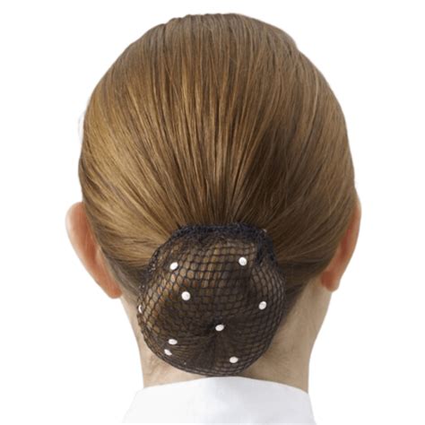 Crystal Bun Hair Net Pearls Olsons Tack Shop
