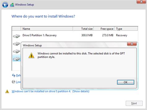 Cara Memperbaiki Windows Yang Tidak Dapat Diinstal Pada Partisi Hardisk Gpt Partition Style