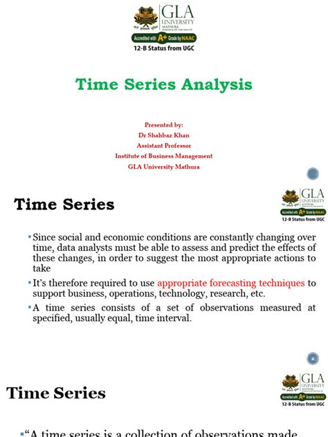 time series analysis pdf time series seasonality