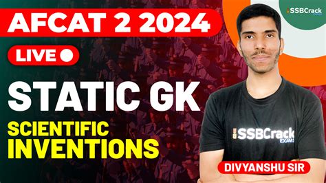 Afcat 2 2024 Exam Static Gk Scientific Inventions