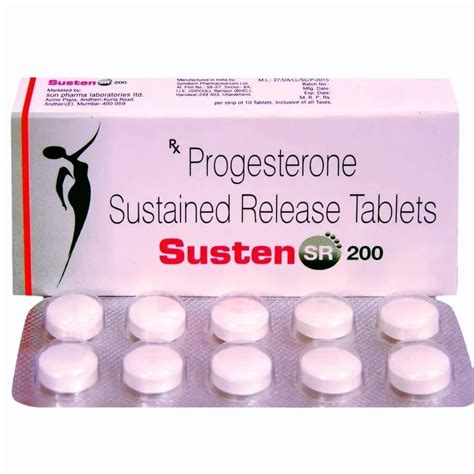 Progesterone Susten 200mg Capsule Packaging Size 1 10 Tablets At Rs 371 Box In Nagpur