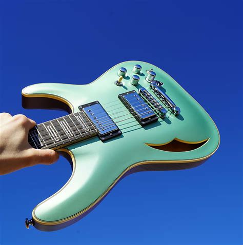 Schecter Diamond Series C 1 Ea Classic Pellham Blue Reverb