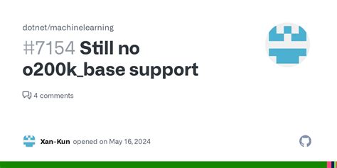 Still No O K Base Support Issue Dotnet Machinelearning GitHub