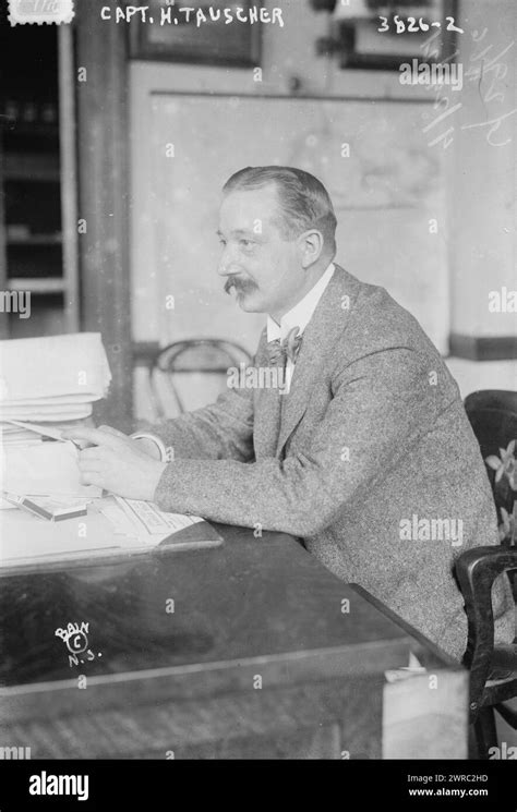 Capt H Tauscher Photograph Shows Captain Hans Tauscher The Husband