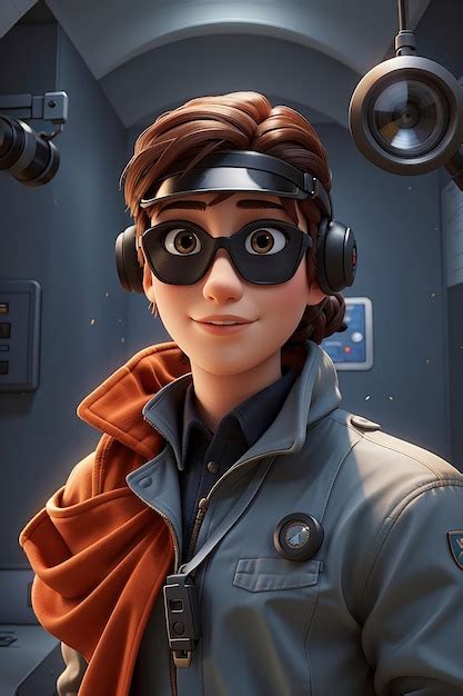 Premium Photo Super Spy Cartoon Stealthy 3d Animation