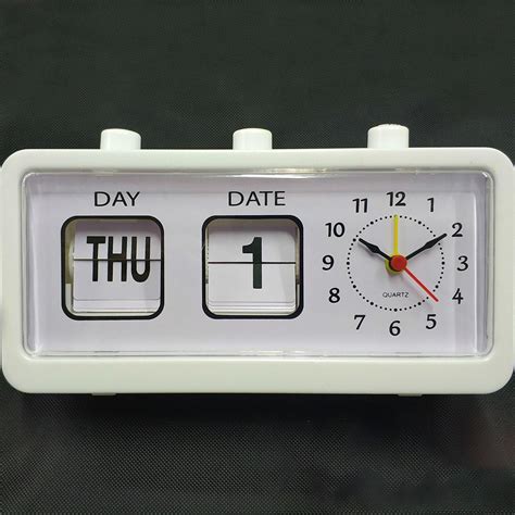 Desk Clock With Digital Date And Time Bedside Alarm Clock With Calendar Feature Desk Alarm Clock
