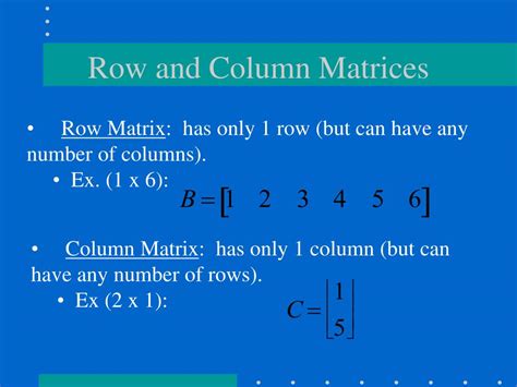 Ppt 21 Matrix Operations Powerpoint Presentation Free Download Id