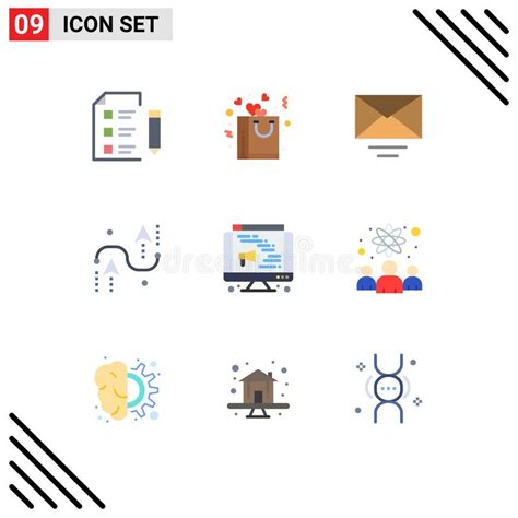 9 Universal Flat Colors Set For Web And Mobile Applications Computer Development Romance