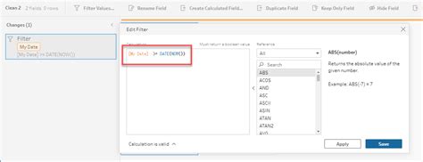The Embedded Relative Date Filter Today In Flow Editing Window On