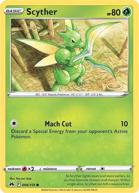 Scyther 6 Prices Pokemon Crown Zenith Pokemon Cards