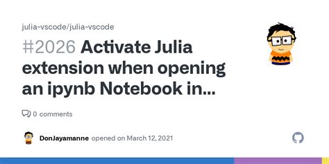 Activate Julia Extension When Opening An Ipynb Notebook In Jupyter