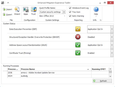 Microsoft Enhanced Mitigation Experience Toolkit 5 5 Free Download Software Reviews Downloads