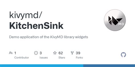 Github Kivymdkitchensink Demo Application Of The Kivymd Library Widgets