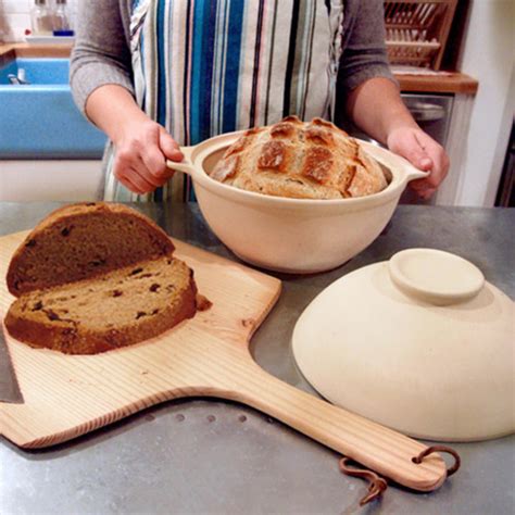 Superstone Bread Dome Clay Baker Whisk