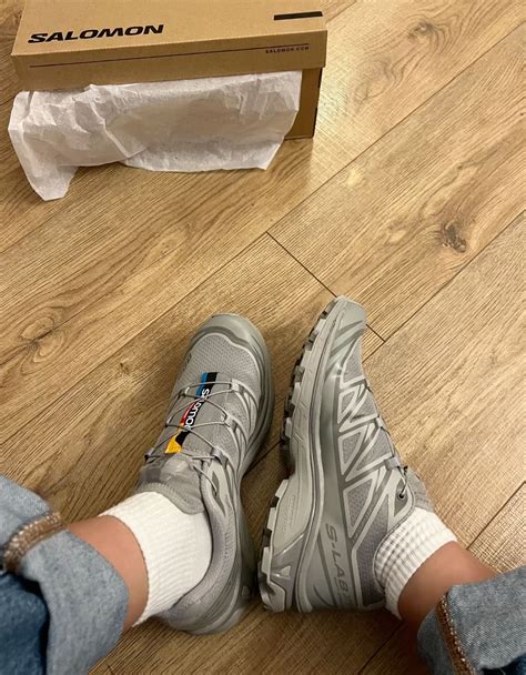Salomon Xt6 Ghost Gray In 2025 Salomon Boots Swag Shoes Sneakers
