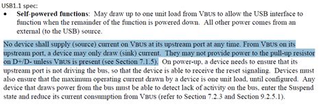 TUSB Upstream Port Supply DP DM Line Until VBUS Is Present Interface Forum Interface