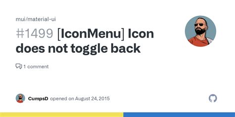 IconMenu Icon Does Not Toggle Back Issue Mui Material Ui GitHub