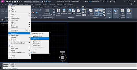 Solved Drawing Opens Only On Left Half Of The Screen In Modelspace