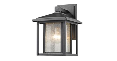 Z Lite 554S BK Aspen 10 Tall 1 Light Dual Frame Wall Sconce With Seedy