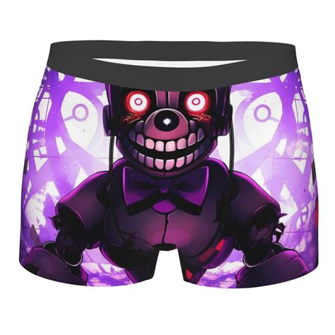 Lsque Five Nights At Freddys Pattern Mens Total Support Pouch Boxer