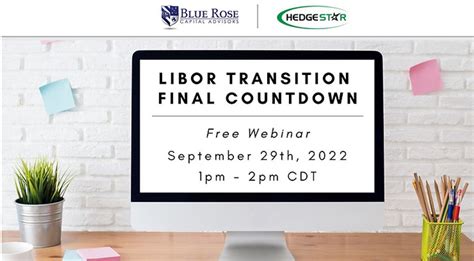 Free Webinar Libor Transition Final Countdown