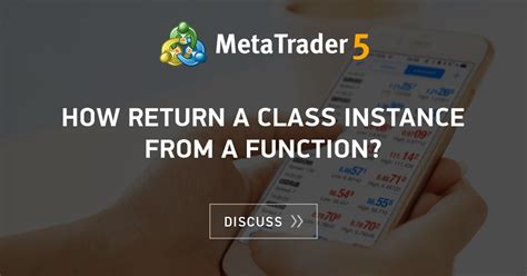 How Return A Class Instance From A Function Fundamental Trading Mql4 And Metatrader 4