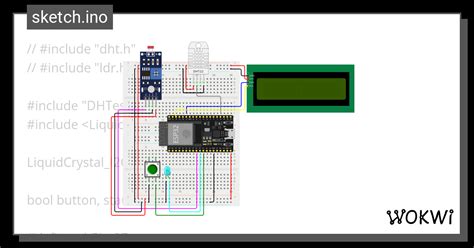Tugas 6 Dht Ldr Test 2 Wokwi Esp32 Stm32 Arduino Simulator