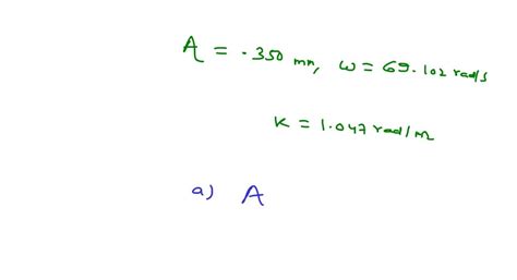 ⏩solved A Transverse Wave On A String Is Described By Y X T 0 35