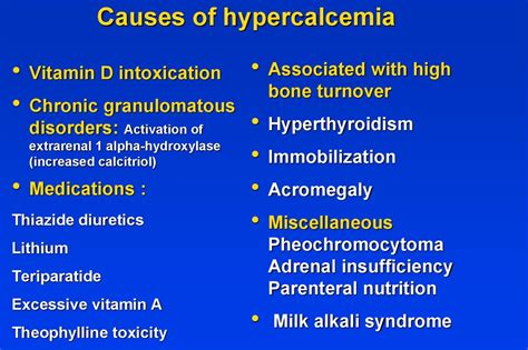 Disorders Of Calcium Metabolism Online Presentation