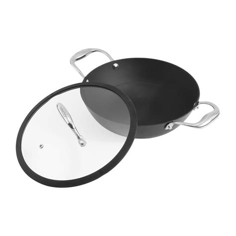 Vinod Ferona Lightweight Cast Iron Kadai 17 L 22 Cm No Seasoning