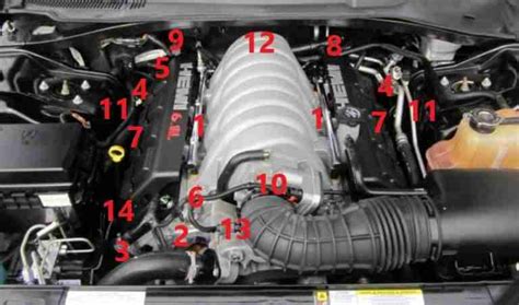 Chrysler 61l Srt Hemi V8 Engine Sensor Locations