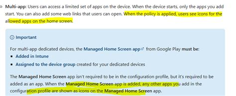 Intune Dedicated Device Locked Screen Modification Microsoft Qanda