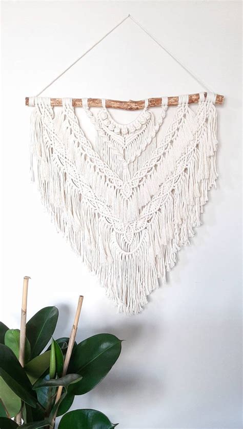 Large Boho Macrame Wall Hanging Boho Decor Bohemian Home Etsy