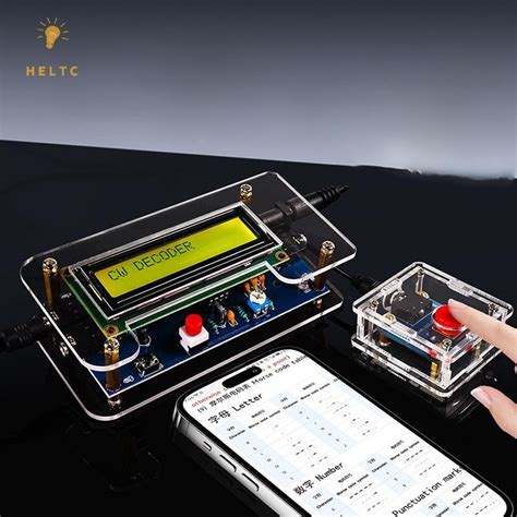 [trn] Dc 9v Diy Cw Trainer Decoder Cw Decoder Morse Code Reader Màn
